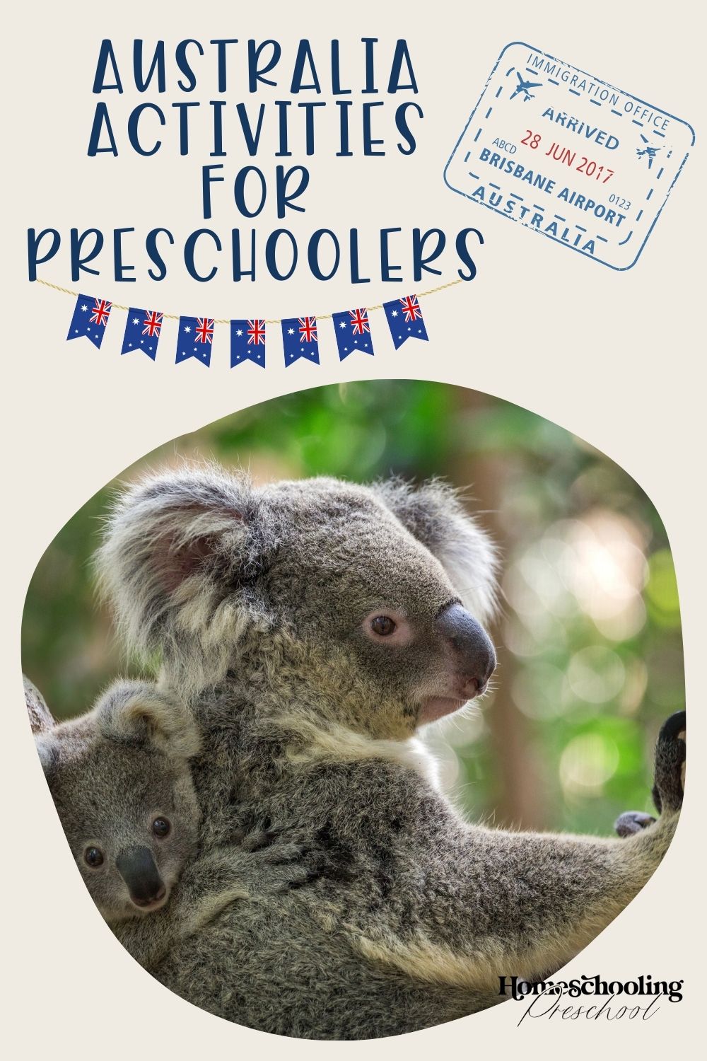 Australia Activities for Preschool - Homeschooling Preschool
